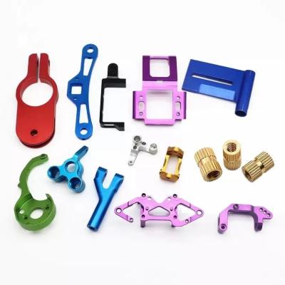 China Stable CNC Turning Parts Components Colorful Anodized Customized for sale