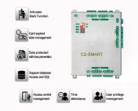 China Access control panel two doors control board TCP/IP with Power Adapter Box access door control system (C2-smart/box) for sale