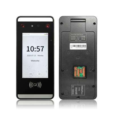 China Palm Reader and Facial Recognition Access Control System and RFID Card Time attendance Terminal with Temperature Detecti for sale