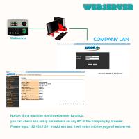 China Palm and Biometric Fingerprint Time Attendance System Device with built-in Battery for sale