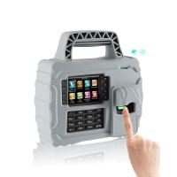 China Waterproof IP65 Portable RFID Card Reader Time Recording and Fingerprint Time Attendance System for sale