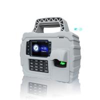China Waterproof IP65 Portable RFID Card Reader Time Recording and Fingerprint Time Attendance System for sale