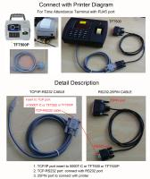 China Waterproof IP65 Portable RFID Card Reader Time Recording and Fingerprint Time Attendance System for sale