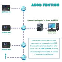 China Cloud Software Fingerprint Biometric Time Attendance System with TCP/IP and USB Port for sale
