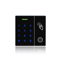China Touch Panel Fingerprint and RFID Card Access Control Reader Support Password and WIFI APP for sale