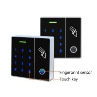 China Touch Panel Fingerprint and RFID Card Access Control Reader Support Password and WIFI APP for sale