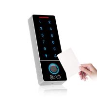 China Fingerprint and RFID Card Access Control Reader Support Password Waterproof IP65 for sale