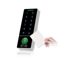 China Fingerprint and RFID Card Access Control Reader Support Password Waterproof IP65 for sale
