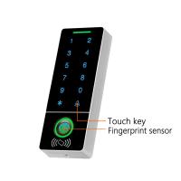 China Fingerprint and RFID Card Access Control Reader Support Password Waterproof IP65 for sale
