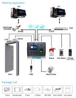 China Big Capacity Biometric Fingerprint Access Control and Time Attendance with Camera and Built-in Battery TCP/IP USB for sale