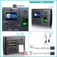 China Big Capacity Biometric Fingerprint Access Control and Time Attendance with Camera and Built-in Battery TCP/IP USB for sale