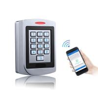 China PIN Code and RFID Card Access Control Reader Metal Cover with IP68 Waterproof and Anti-vandal Features for sale