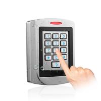 China PIN Code and RFID Card Access Control Reader Metal Cover with IP68 Waterproof and Anti-vandal Features for sale