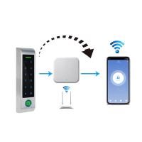 China WIFI Tuya Smart Security Door Lock Biometric Fingerprint Access Control Reader with Metal Keypad IP66 Waterproof for sale
