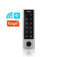 China Biometric Fingerprint Access Control with Tuya APP IP68 Waterproof Keypad Touch Screen RFID Card Reader with TTLCOK APP for sale
