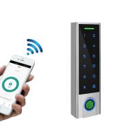 China Biometric Fingerprint Access Control with Tuya APP IP68 Waterproof Keypad Touch Screen RFID Card Reader with TTLCOK APP for sale