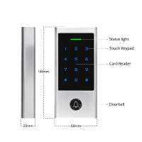 China Wifi Tuya IP66 Waterproof Access Control System Touch Keypad RFID Card Reader Standalone Access Control with TTLock Door for sale