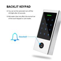 China Wifi Tuya IP66 Waterproof Access Control System Touch Keypad RFID Card Reader Standalone Access Control with TTLock Door for sale