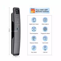 China 3.5 Inch Large Screen Inside Peephole Smart Door Lock for sale