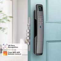China 3.5 Inch Large Screen Inside Peephole Smart Door Lock for sale