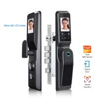 China Face/Fingerprint/Palm and Password IC Card Smart Door Lock with TUYA WIFI/TT Lock APP Viewer Vision Digital with Camera for sale