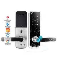 China Tuya and TT LOCK APP Aluminum Alloy Wireless Smart Door Lock Suitable for Wooden and metal Door for sale
