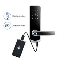 China Tuya and TT LOCK APP Aluminum Alloy Wireless Smart Door Lock Suitable for Wooden and metal Door for sale