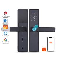 China Waterproof Lock and Fingerprint Door Lock for Hotel Dustproof Built-in Doorbell Digital Wireless Door Lock with TTlock for sale