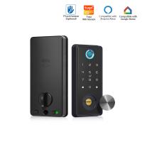 China APP Remote Control RFID Card Password fingerprint Wireless Smart Door Lock for sale