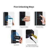 China High Quality Fingerprint Smart Door Lock for Hotel and Security multi-verification Smart Wireless Door Lock TUYA/TTLOCK for sale