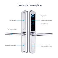 China Slim Waterproof Wireless Door Lock for Hotel and Dustproof Digital Smart Door Lock with TT lock Tuya APP for sale