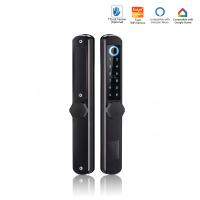 China Slim Dustproof Digital Sliding Door Lock and Waterproof Wireless Door Lock for Hotel and with TT lock Tuya APP for sale