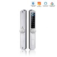 China Slim Dustproof Digital Sliding Door Lock and Waterproof Wireless Door Lock for Hotel and with TT lock Tuya APP for sale