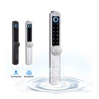 China Slim Dustproof Digital Sliding Door Lock and Waterproof Wireless Door Lock for Hotel and with TT lock Tuya APP for sale