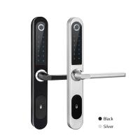China Dustproof Digital Smart Door Lock with TT lock and Slim Waterproof Wireless Door Lock for Hotel with Tuya APP for sale