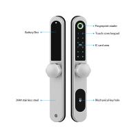 China Sliding Digital Smart Door Lock with TT lock and Slim Waterproof Wireless Door Lock for Hotel with Tuya APP for sale