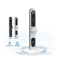 China Sliding Digital Smart Door Lock with TT lock and Slim Waterproof Wireless Door Lock for Hotel with Tuya APP for sale