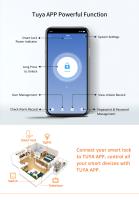 China Slim Waterproof lock and Fingerprint Smart Wireless Door Lock with Adjustable Directions Handle Tuya WIFI or TTLock App for sale