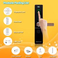 China Contactless Fingerprint Door Locks For Your Home , Bluetooth Entry Door Lock for sale