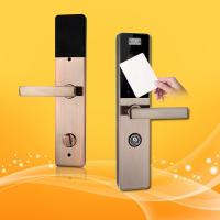China Waterproof Keyless RFID Card Door Lock 40-150mm Thickness With Touch Screen for sale