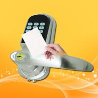 China Hotel Security Keyless Card Entry Door Locks Low Battery Voltage Warning for sale