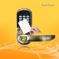 China Hotel Security Keyless Card Entry Door Locks Low Battery Voltage Warning for sale