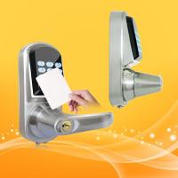 China Hotel Security Keyless Card Entry Door Locks Low Battery Voltage Warning for sale