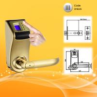 China Hidden Keyhole Remote Control Password Door Lock  with Low Voltage Warning for sale