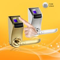 China Hidden Keyhole Remote Control Password Door Lock  with Low Voltage Warning for sale