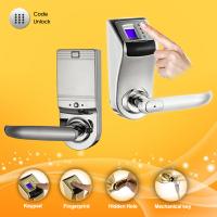 China Hidden Keyhole Remote Control Password Door Lock  with Low Voltage Warning for sale