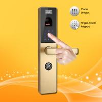 China Finger-Touch Password and Biometric Fingerprint Door Lock with Handle Direction Reversible for sale