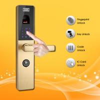 China LCD Display Digital Biometric Fingerprint Door Lock with Remote Control Function for sale