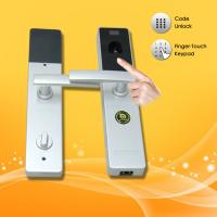 China LCD Display Digital Biometric Fingerprint Door Lock with Remote Control Function for sale