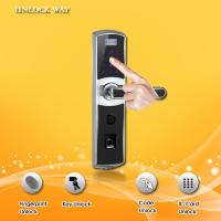 China High Quality Fingerprint Digital Password Door Lock with Emergency Power Interface for sale